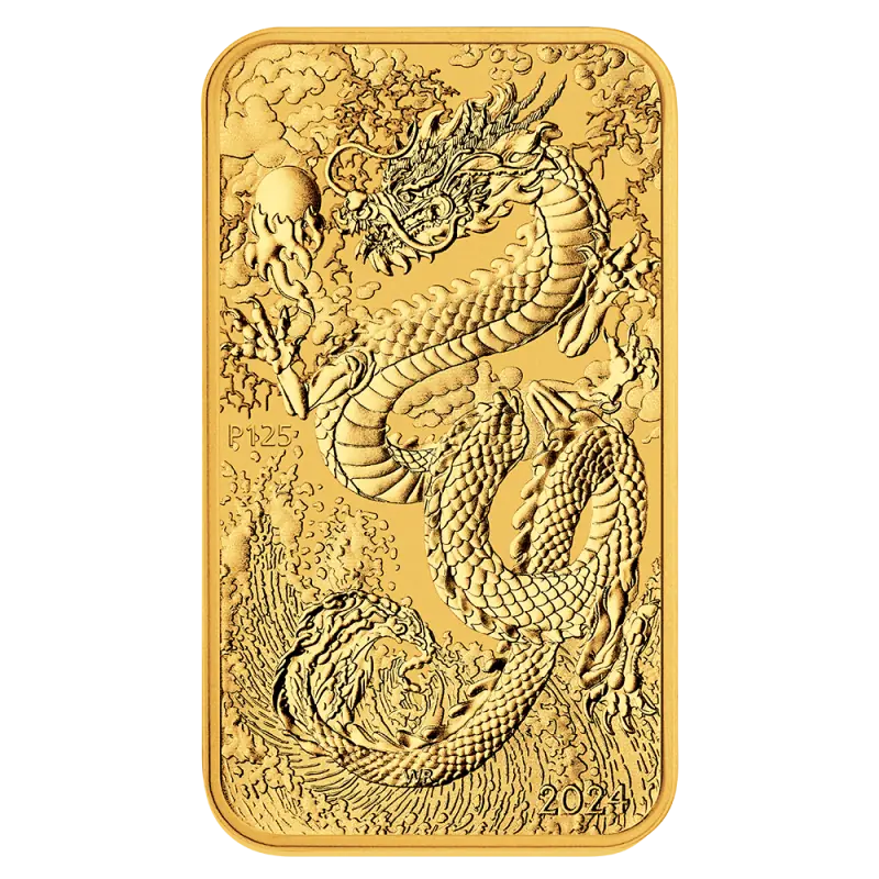 1 oz Dragon Rectangular Gold Coin | 2024