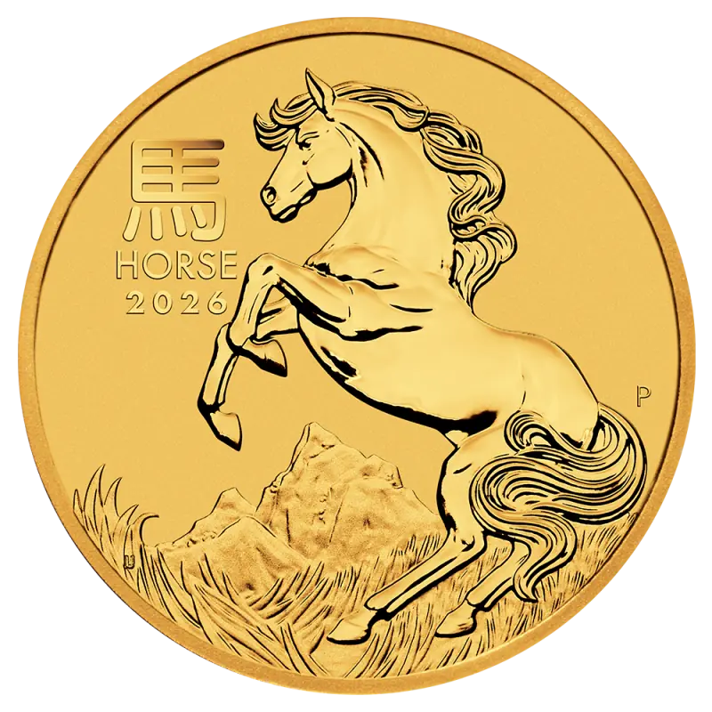 2 oz Lunar III Horse Gold Coin | 2026 | StoneX Bullion