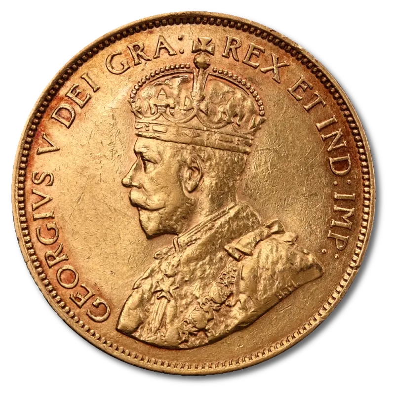 10 Dolarów Kanadyjskich Jerzy V Złota Moneta | 1912 - 1914 | StoneX Bullion