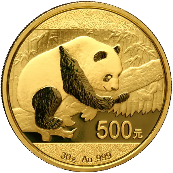 30g Panda Cinese | Oro | Danneggiata | StoneX Bullion