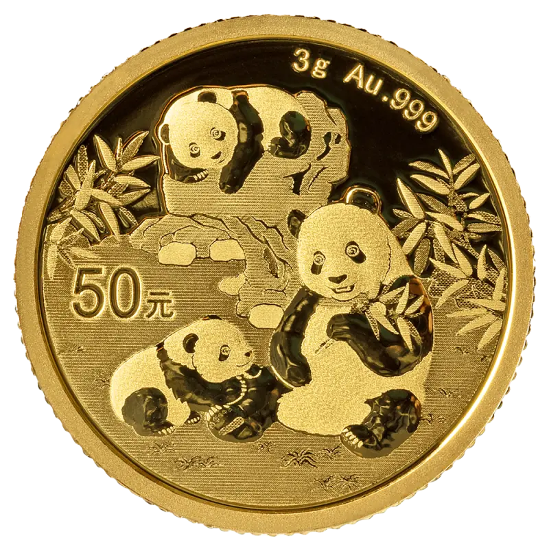 3g China Panda Goldmünze | 2025