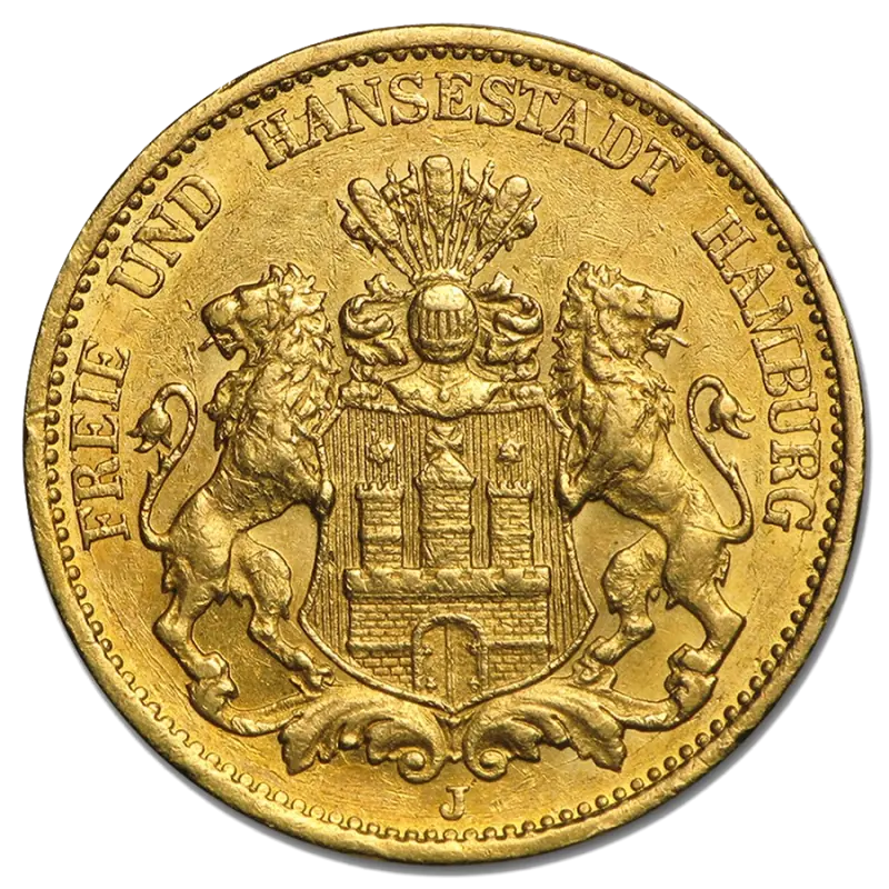 20 Mark Coins | Free Hanseatic City of Hamburg | StoneX Bullion