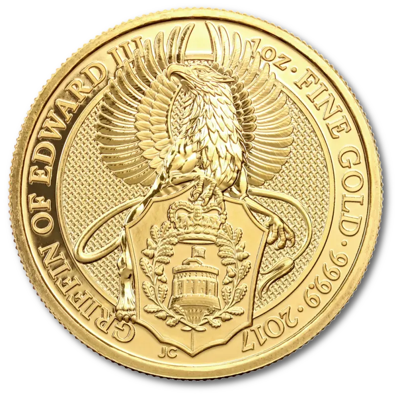 2017 1 oz Gold Griffin | Queen's Beast Series | at StoneX Bullion