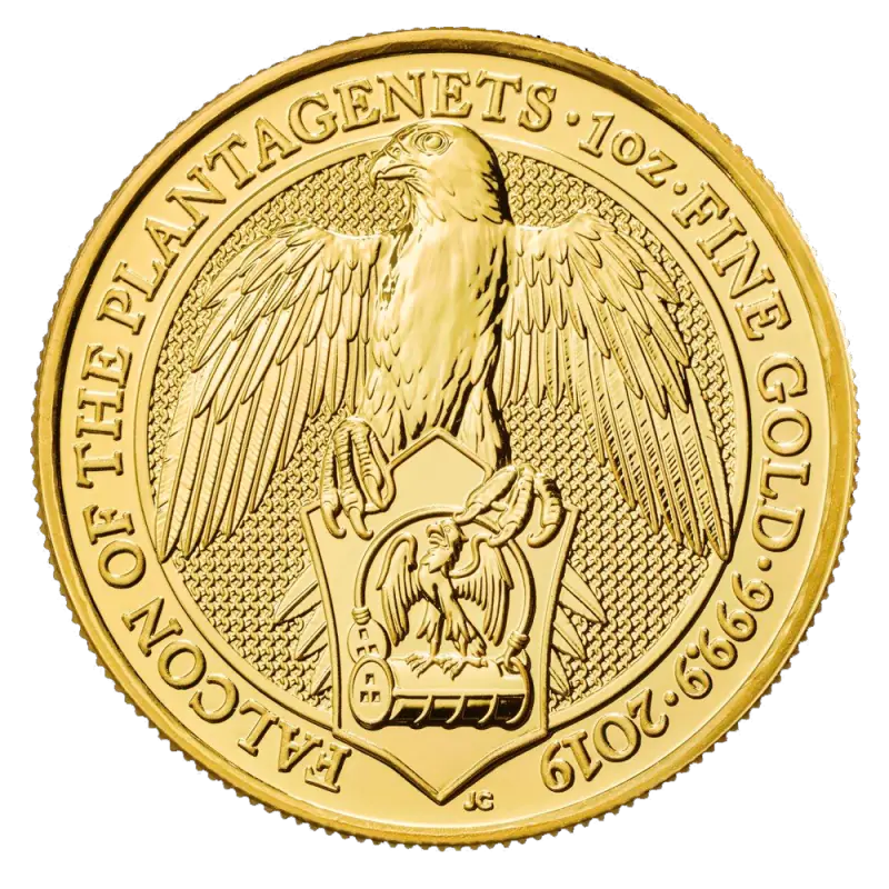 1 oz Queen's Beasts Falcon Gold Coin | 2019