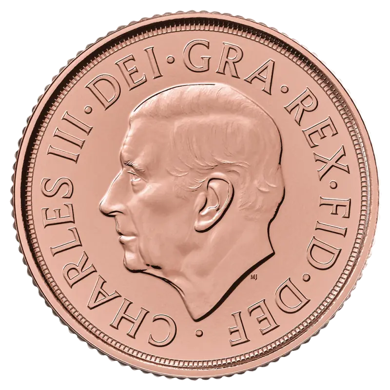 Pamiątkowy Suweren Karol III Złota Moneta 2022 | StoneX Bullion