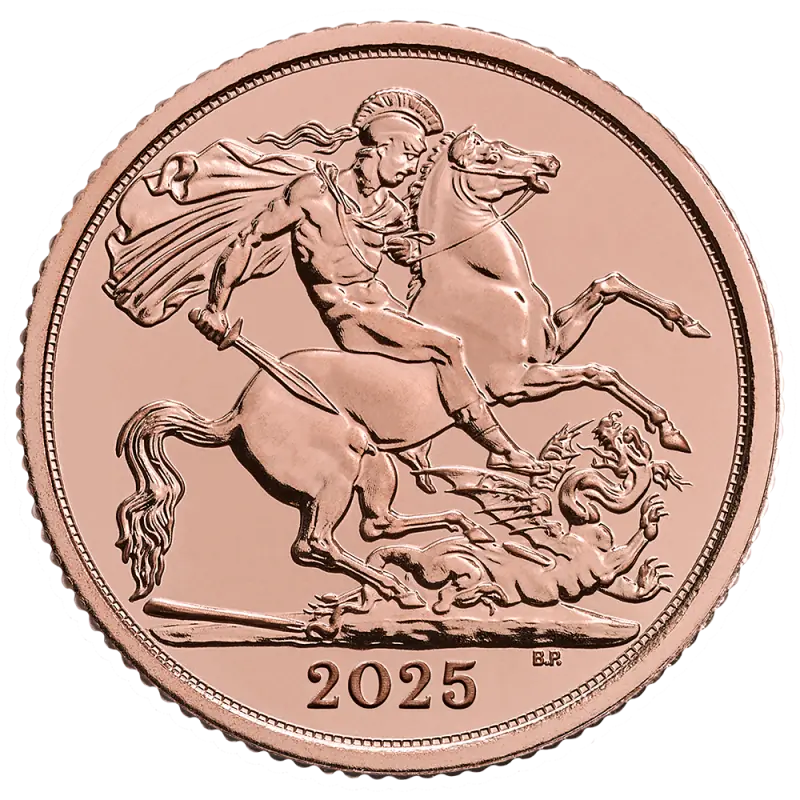 Half Sovereign Charles III Gold Coin | 2025 | StoneX Bullion