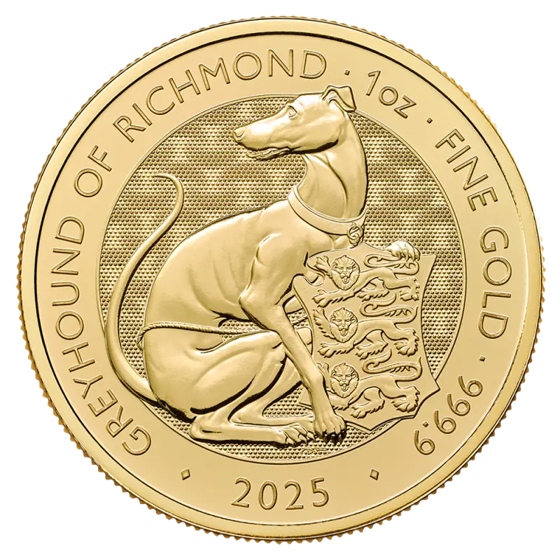 1 oz Tudor Beasts Greyhound of Richmond Złota Moneta | 2025 | StoneX ...
