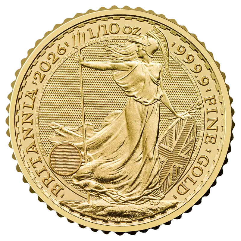 1/10 oz Britannia d'Or Charles III | 2026 | StoneX Bullion