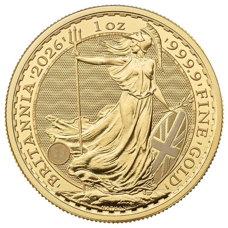 1 oz Britannia Charles III Gold Coin | 2026 | StoneX Bullion