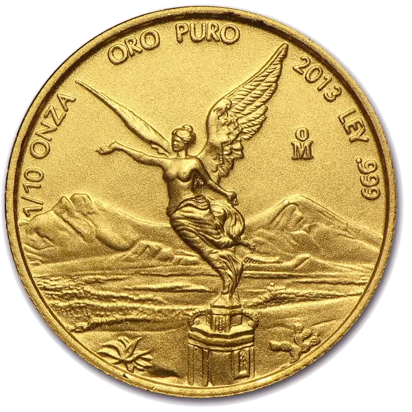 1/10 oz Libertad de México | Oro | años diversos | StoneX Bullion
