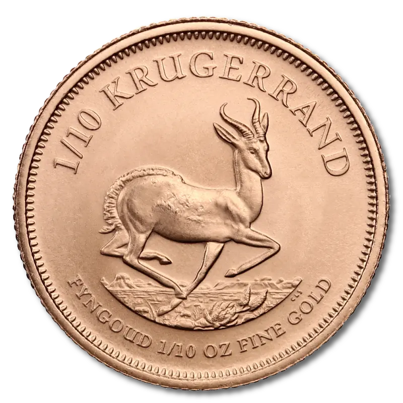 1/10 oz Krugerrand | Oro | Años Diversos | Sin Circular | StoneX Bullion