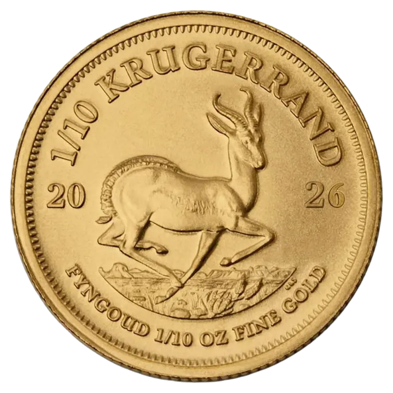 1/10 oz Krugerrand | Oro | 2026 | StoneX Bullion
