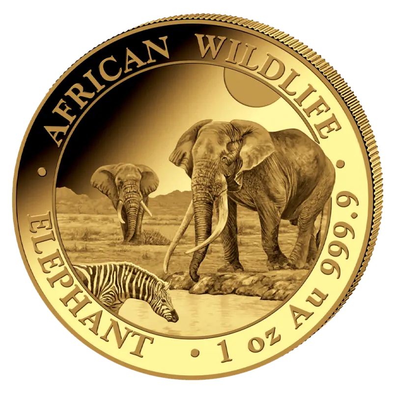 1 oz Somalia Elephant Gold Coin | 2026 | StoneX Bullion