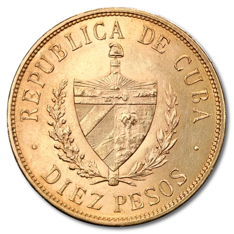 10 Pesos Cubano | Oro | 1902-1916 | StoneX Bullion