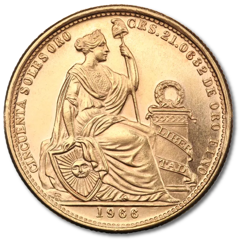 50 Peruvian Soles | Peruvian Gold Coins | Coin Invest