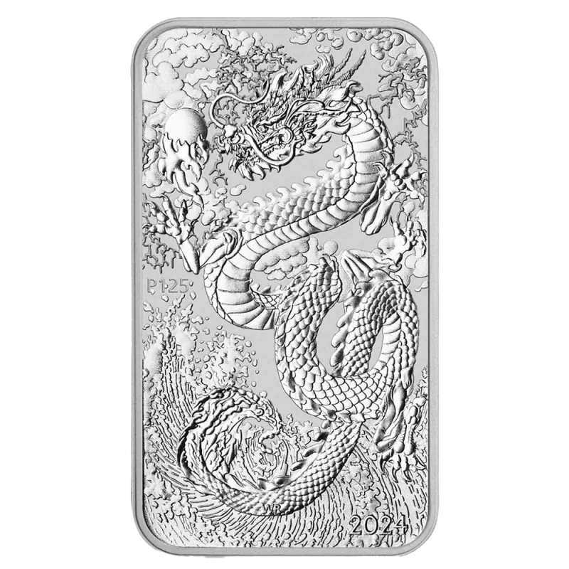 1 oz Dragon Rectangular Silver Coin | 2024