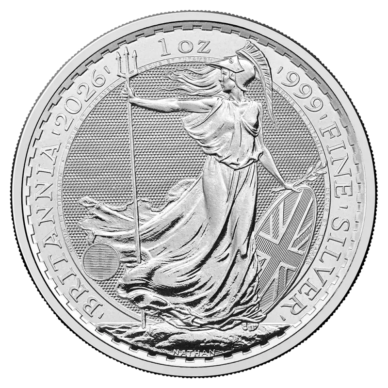 1 oz Britannia en Argent Charles III | 2026 | StoneX Bullion