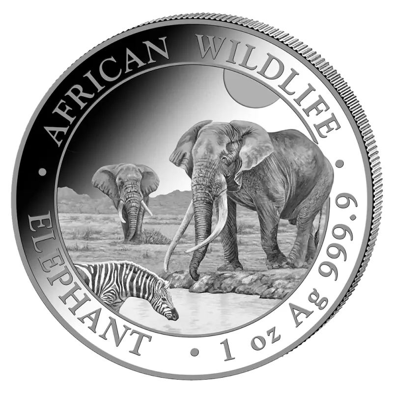 1 oz Somalia Elephant Silver Coin | 2026 | StoneX Bullion