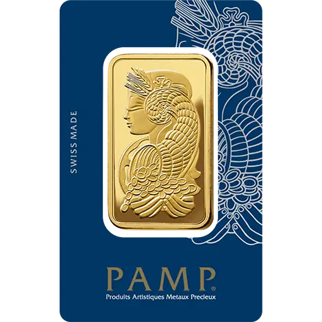 50g Lingot d'or (PAMP Fortuna) | StoneX Bullion