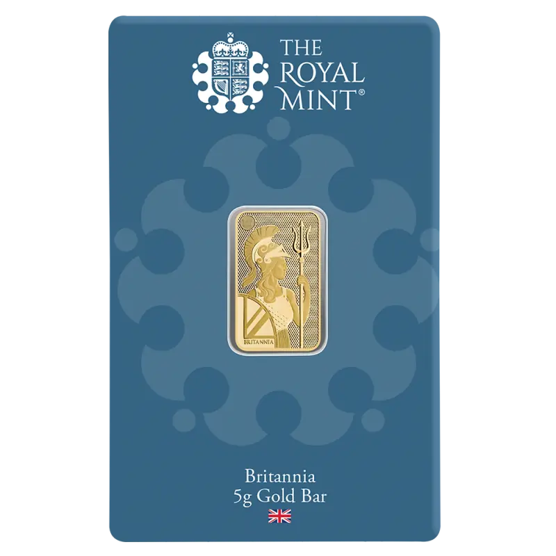 5g Britannia Gold Bar | Royal Mint | StoneX Bullion