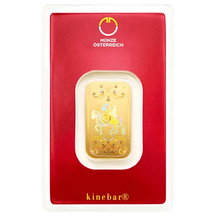 10g Lingote de Oro | Austrian Mint | Kinebar