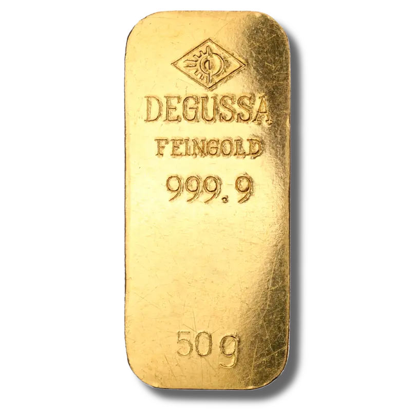 50g Gold Bar | Degussa
