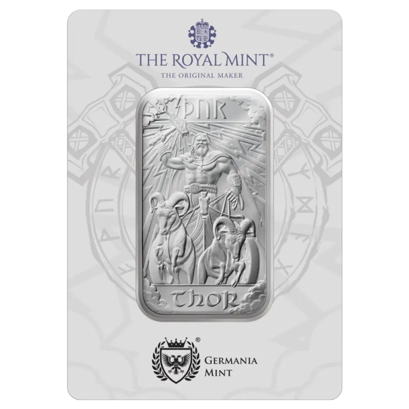 1 oz Thor Silver Bar | The Royal Mint | StoneX Bullion