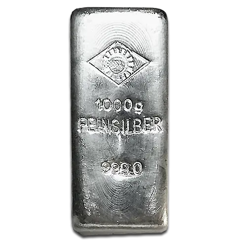 1 Kilo Lingote de Plata | Ögussa | Circuladas | Histórico