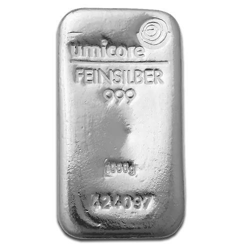 1 Kilo Silver Bar | Umicore | StoneX Bullion