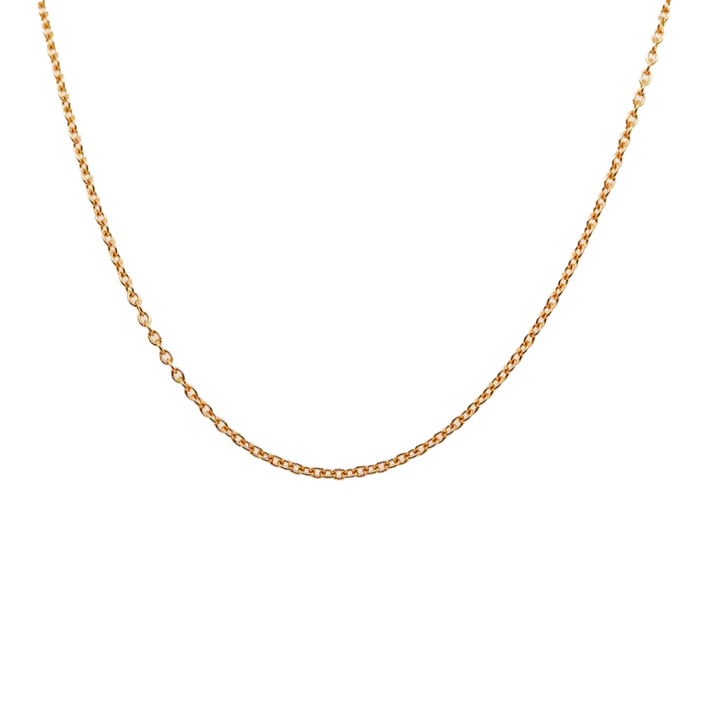 22kt Gold Round Cable Chain Necklace | StoneX Bullion