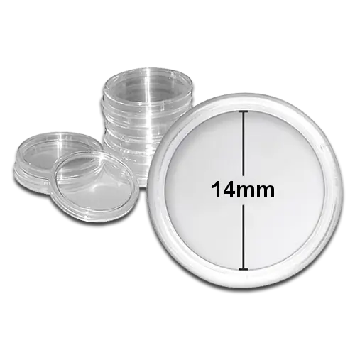 Coin Capsule - Inner Diameter 14mm | StoneX Bullion
